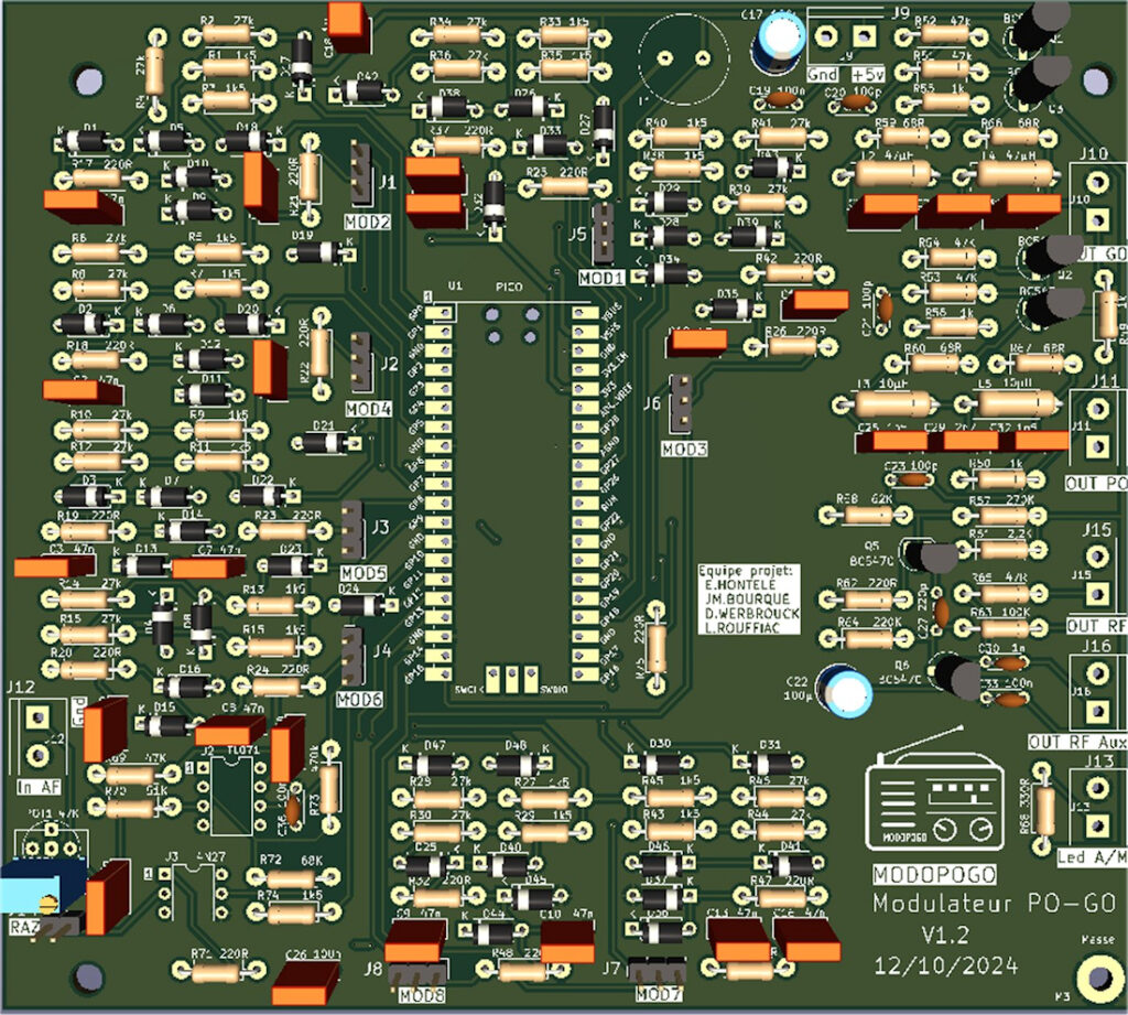 ModulAM – Modulateur AM huit fréquences